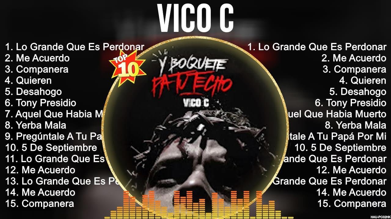 Vico C 10 Super Éxitos Románticas Inolvidables MIX ÉXITOS Sus Mejores ...