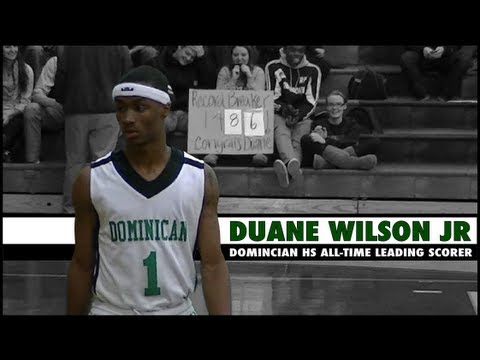 Duane Wilson Jr sets Dominican's ALL-TIME scoring record!!! - YouTube