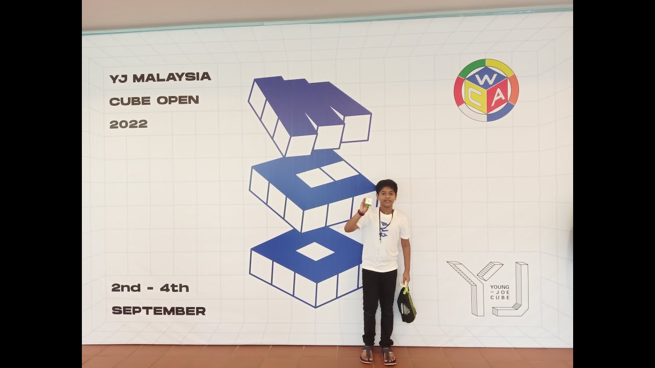 My first WCA competition | YJ Malaysia Cube Open 2022 - YouTube