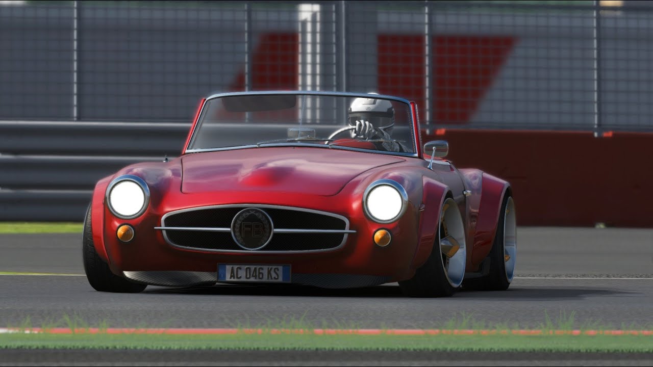 Mercedes-Benz 190 SL Widebody Top Gear Testing - YouTube