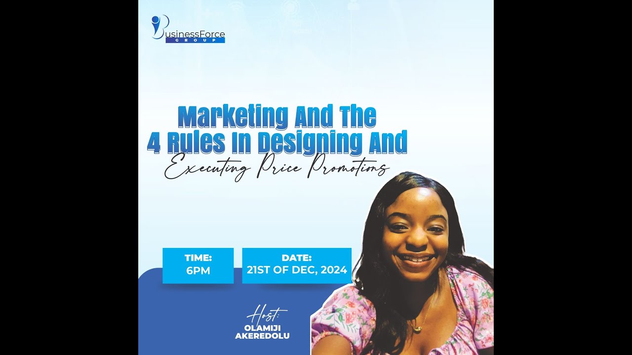 Marketing and the 4 Rules in Designing and Executing Price Promotions - YouTube