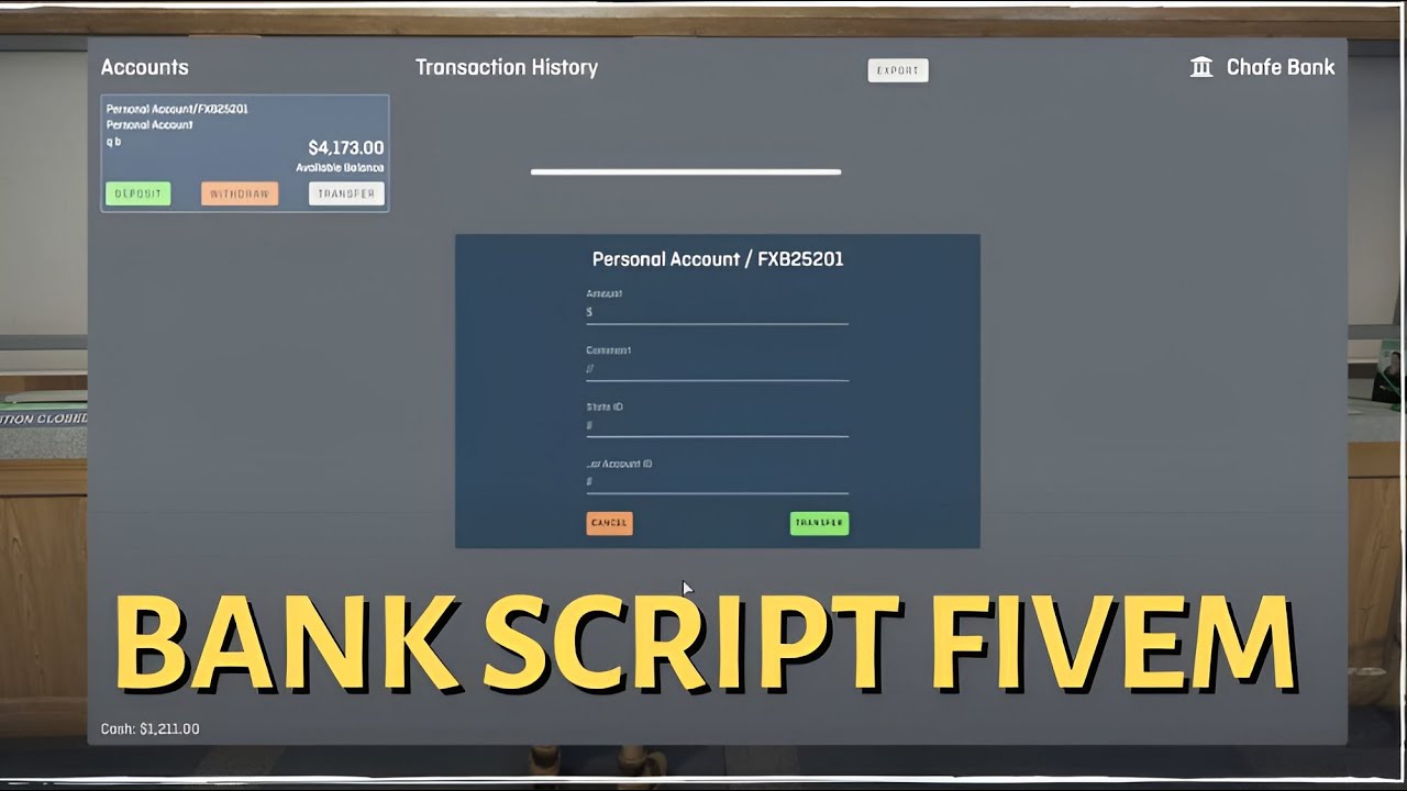 QBCore Bank Script Fivem | Nopixel Bank Inspire - YouTube