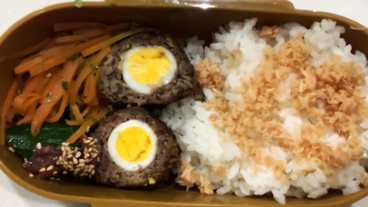Scotch egg Bento box - YouTube