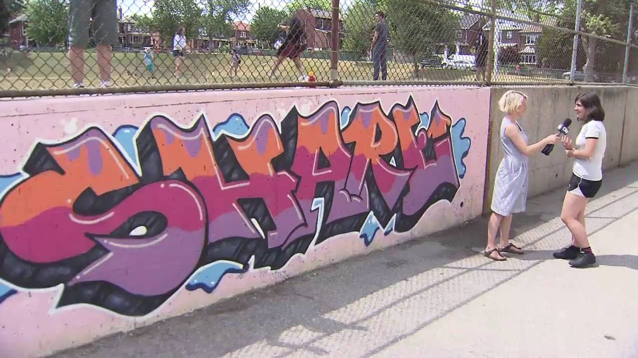 Video: Toronto Mural Project: Humewood Community School - YouTube