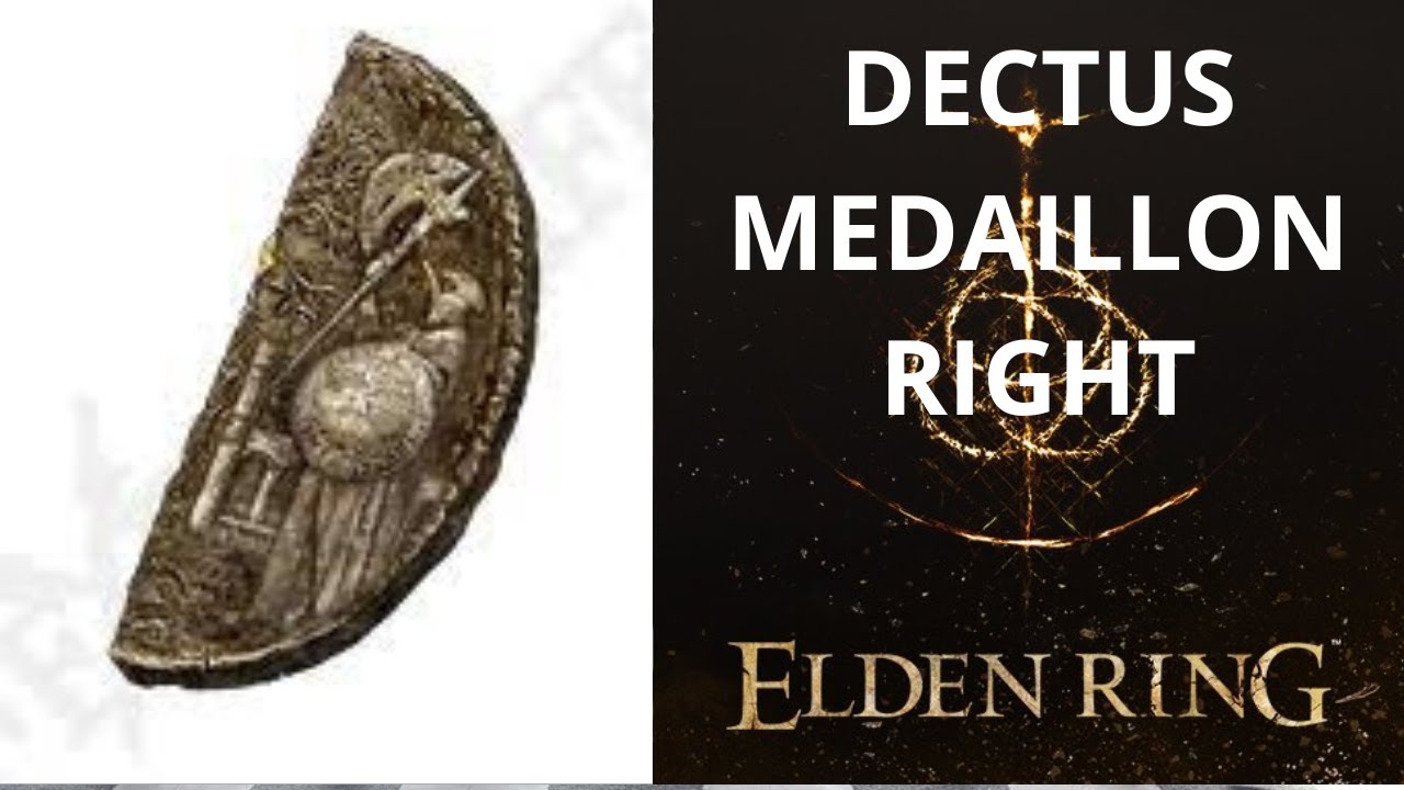 ELDEN RING _ Dectus medallon right - YouTube