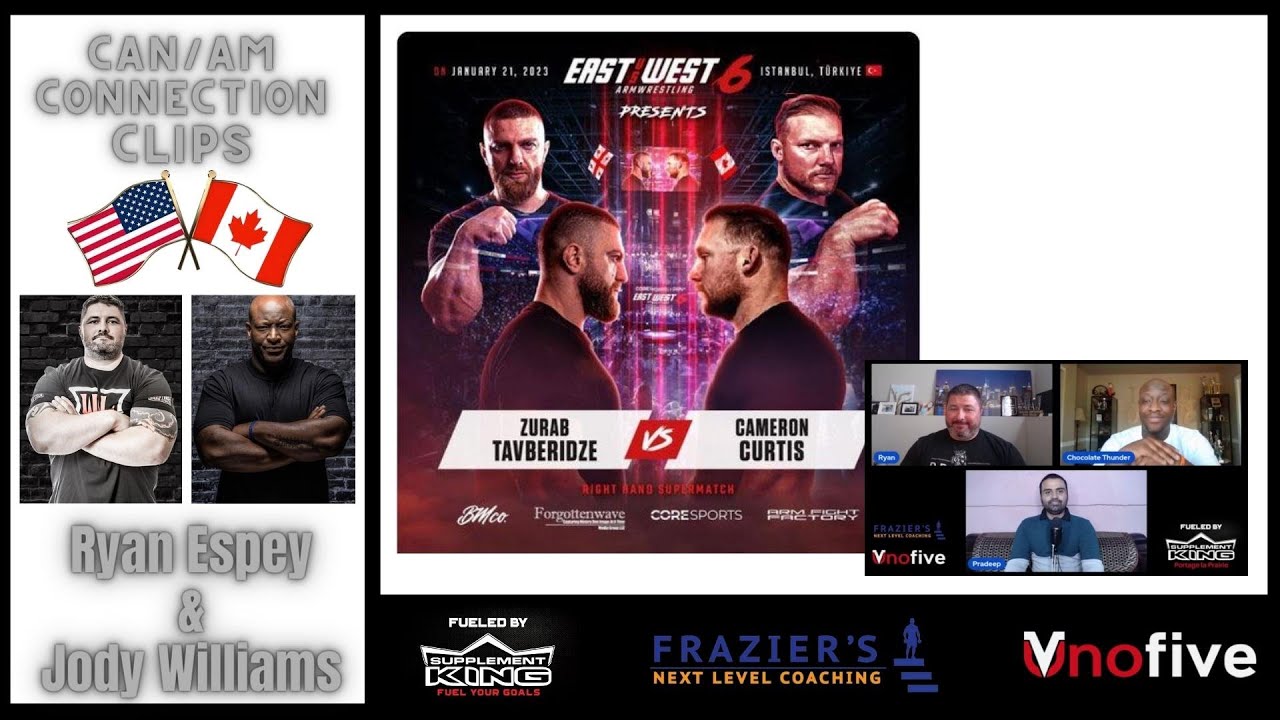 CAN AM Connection Armwrestling Show – CLIPS – Curtis Cameron vs Zurab ...