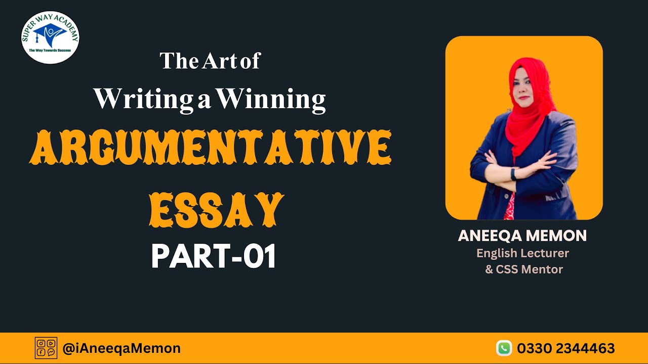 Argumentative Essay CSS PMS CCE | Argumentative Essay Writing Tips ...