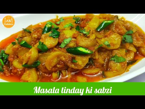 Masala tinday ki sabzi | Tinday ki sabzi | Tinda recipe | Vegetarian recipe