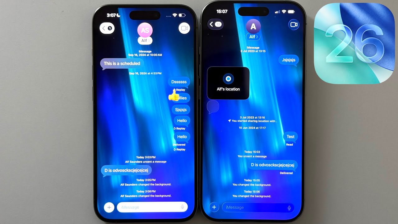iPhone: How To Message Background iOS 26 🔥 Set iMessage Chat Background ...