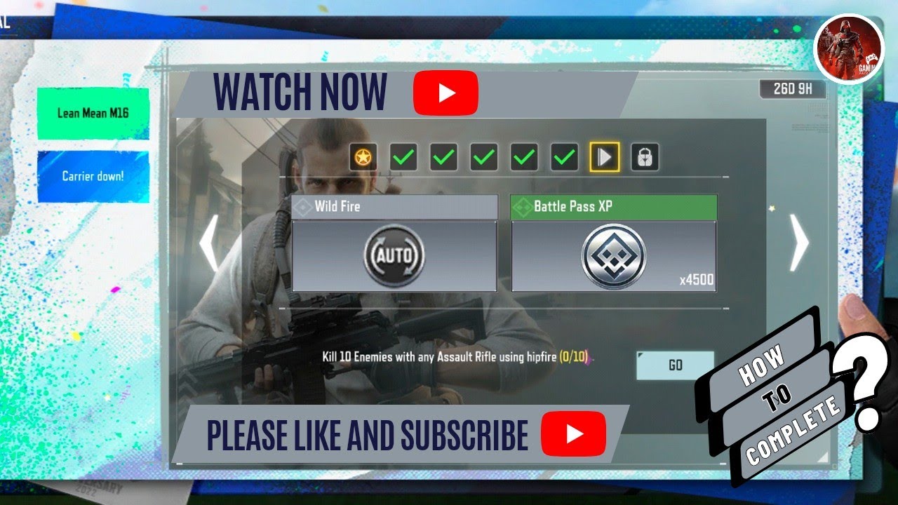 *HipFire*Kill 10 enemies with any assault rifle using HipFire ...