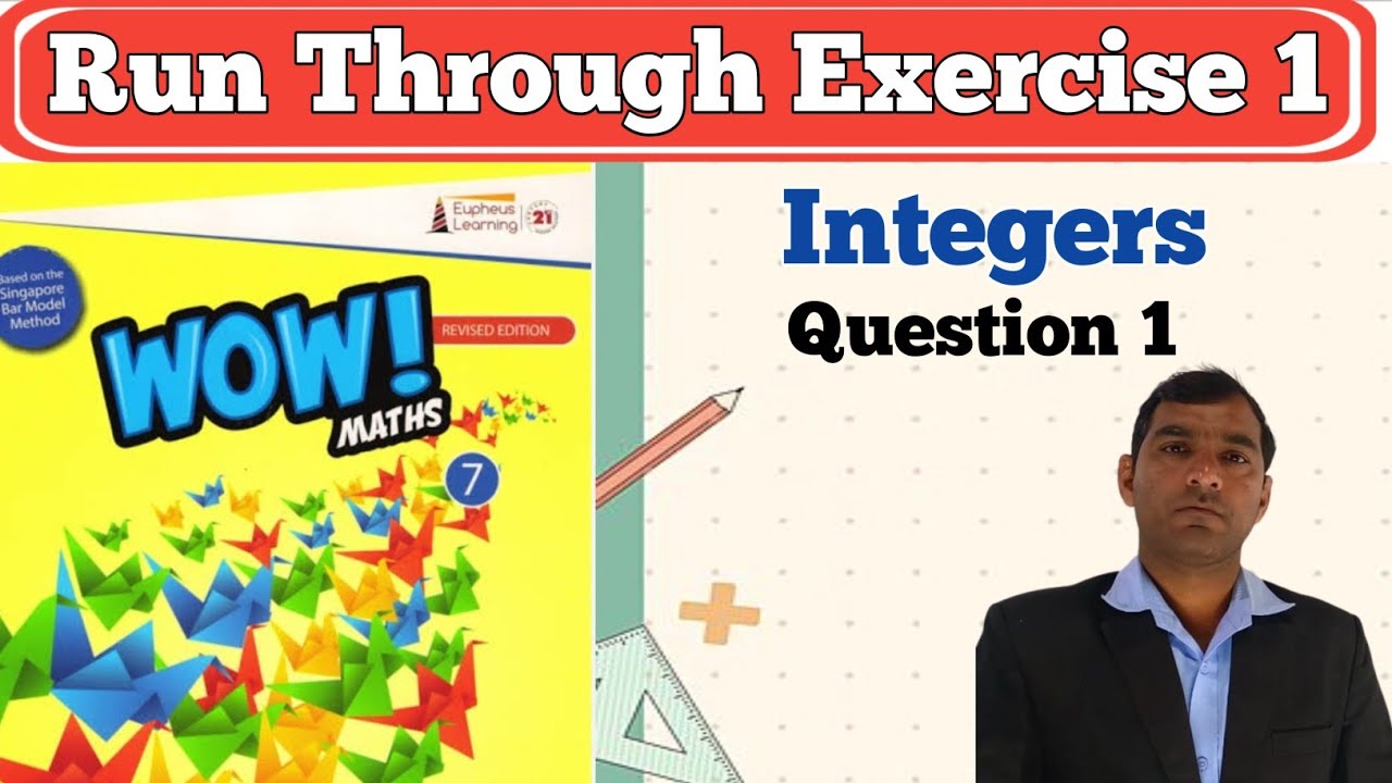 Run through exercise 1 class 7th question 1 - YouTube