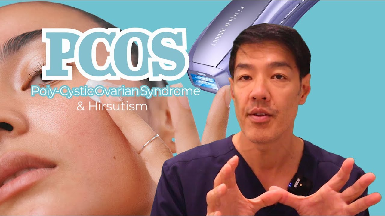 How to treat Excess Hair Growth from PCOS (Hirsutism) with IPL - YouTube