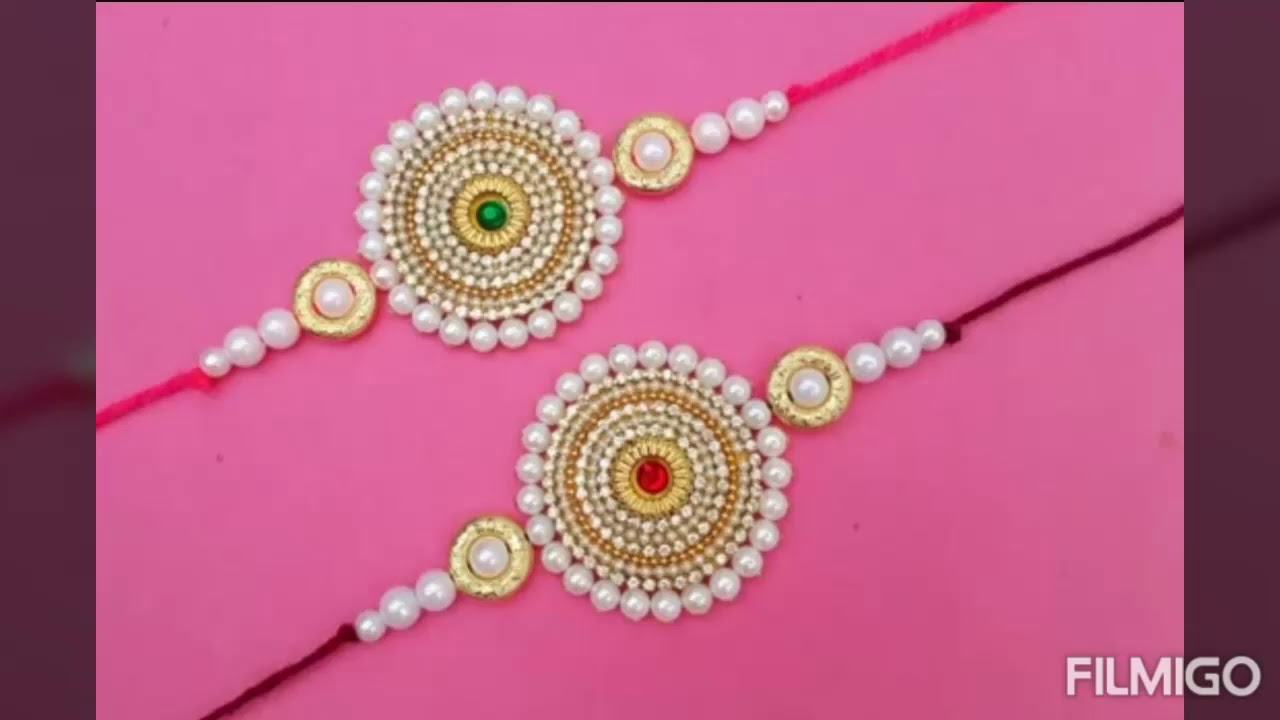 Latest Rakhi designs /latest Rakhi design idea/Rakhi Festival - YouTube