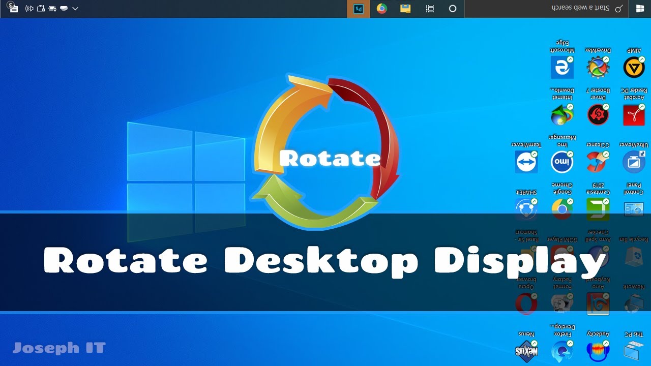 Fix Rotation of Desktop and Laptop Screen (Monitor Rotate 90 Degree ...