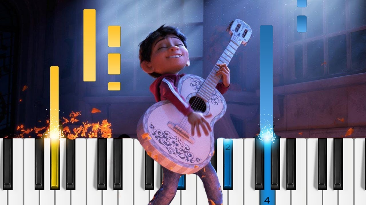 Disney's Coco - Remember Me (Recuérdame) - Piano Tutorial - YouTube