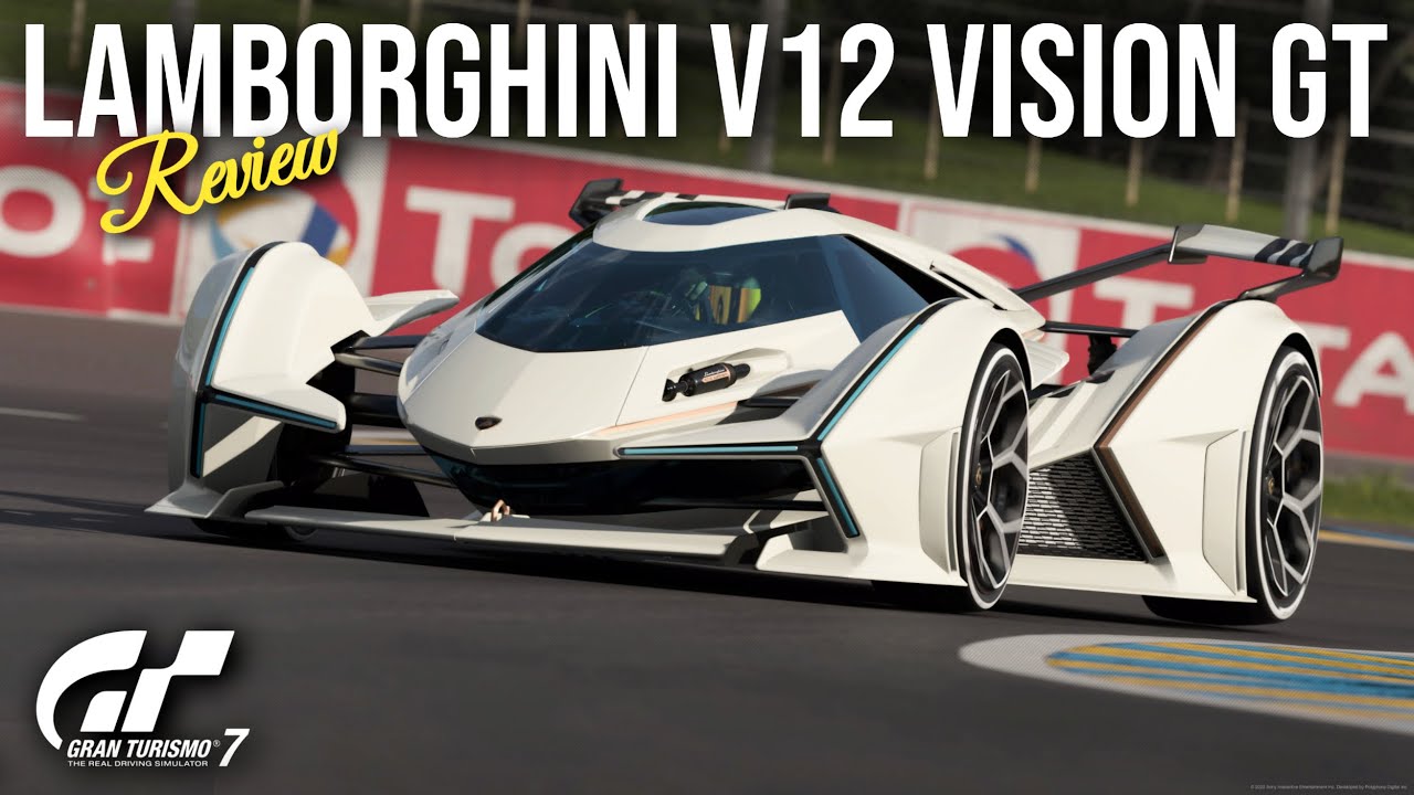 Gran Turismo 7 - Lamborghini V12 Vision GT REVIEW - YouTube
