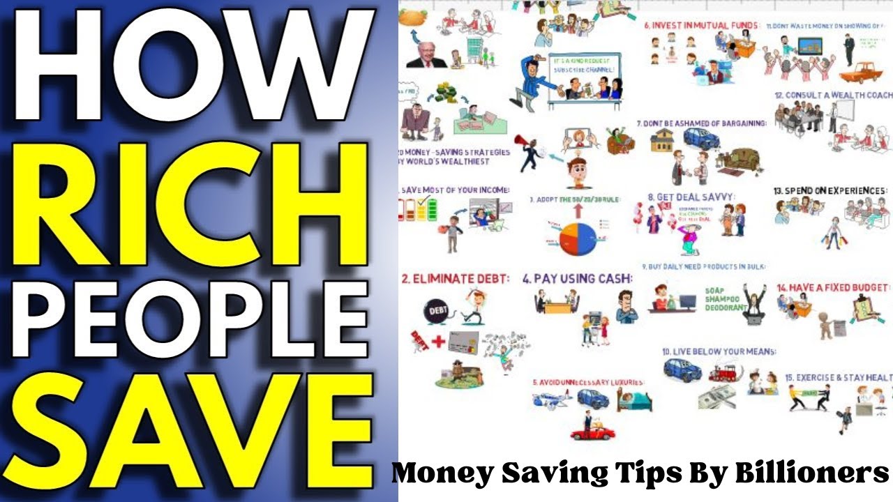 Money Habits of the Rich VS Poor | 20 Ways Rich People Save Money | The ...