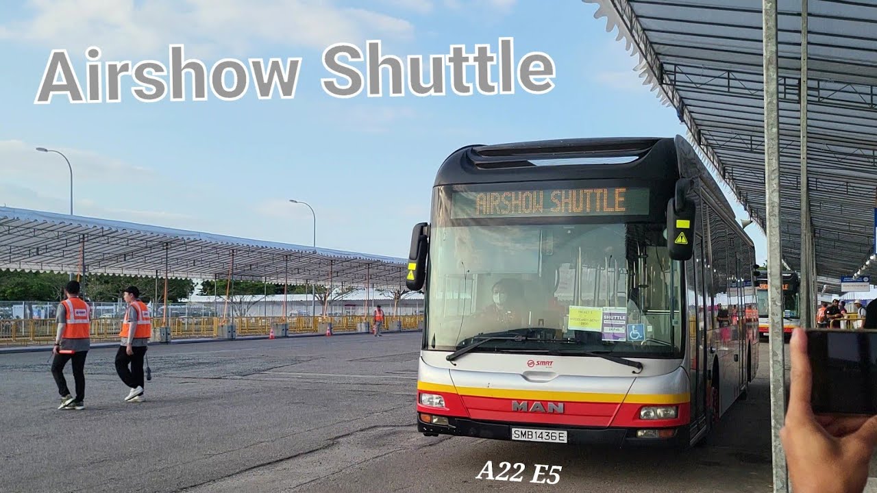 SMB1436E - SMRT Airshow Shuttle [MAN NL323F (Euro V) (Batch 3)] - YouTube