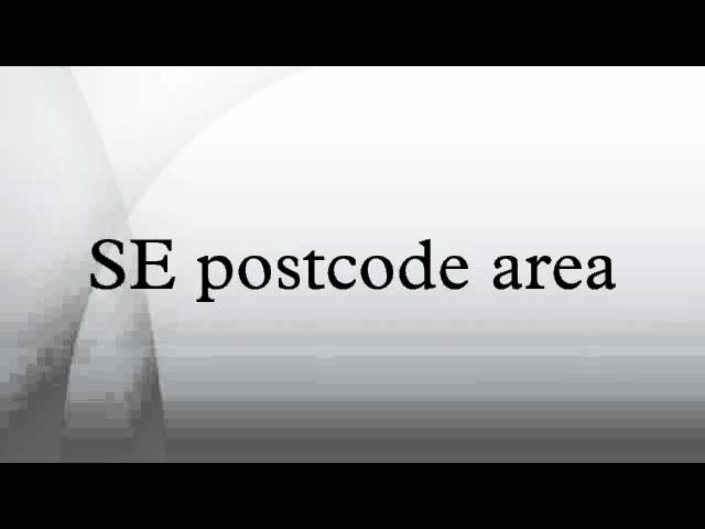 Se Postcode Area