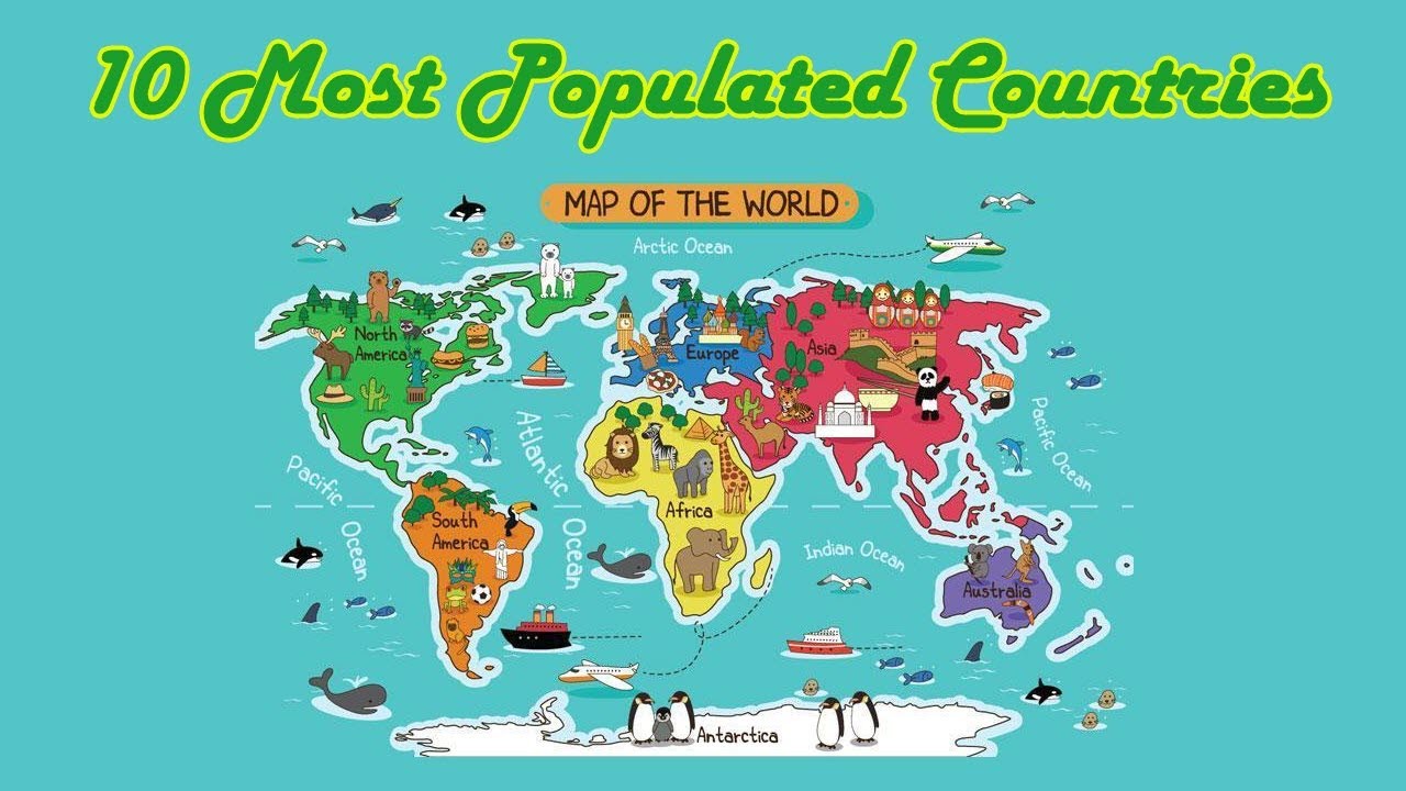 Top 10 Most Populated Countries in the World 2020 - YouTube
