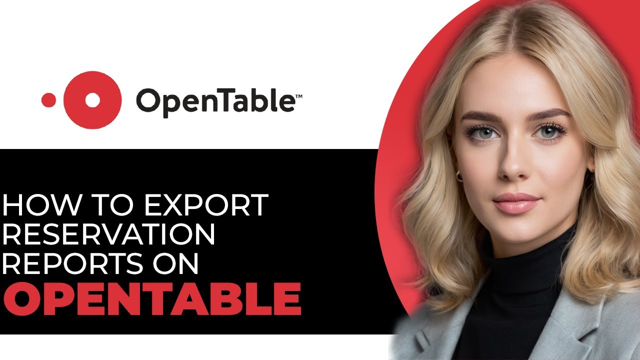 How to Export Reservation Reports on OpenTable (FULL GUIDE!) - YouTube