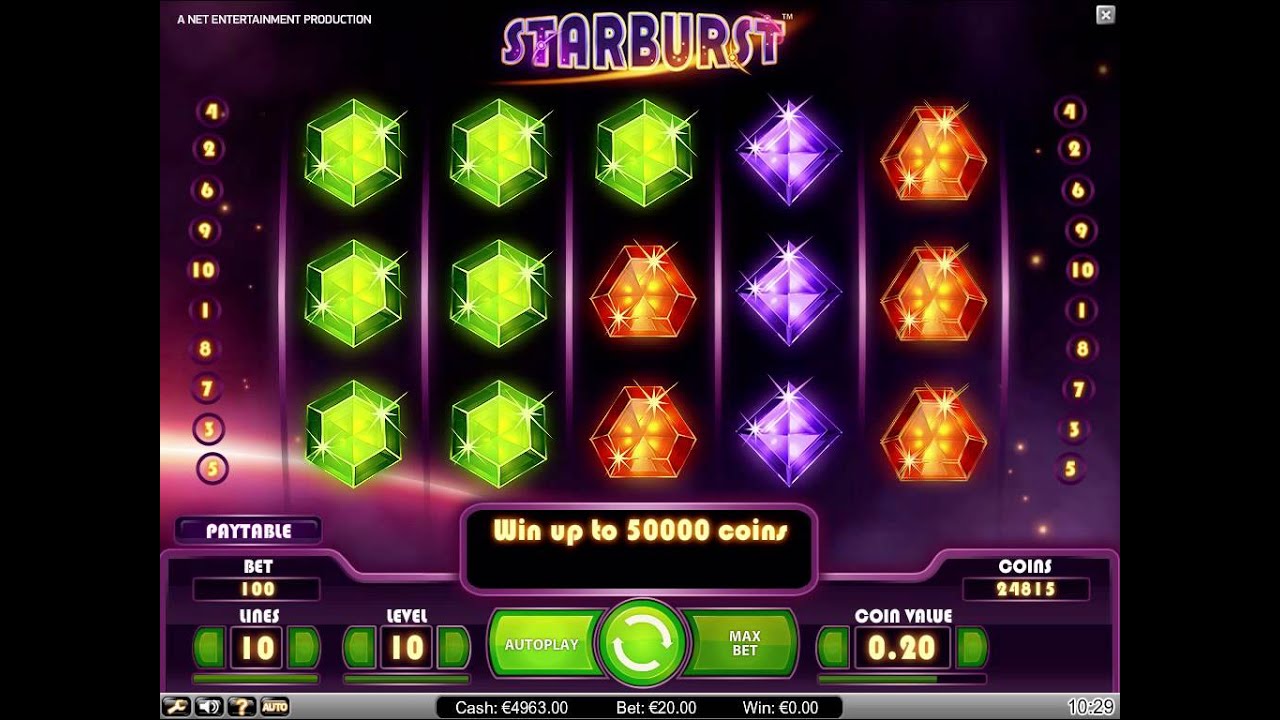 starburst gameplay - YouTube