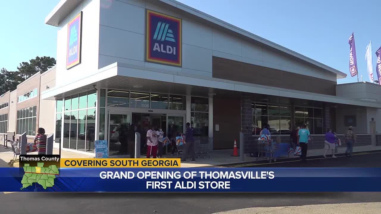 ALDI opens its doors in Thomasville, bringing more jobs and cheaper ...