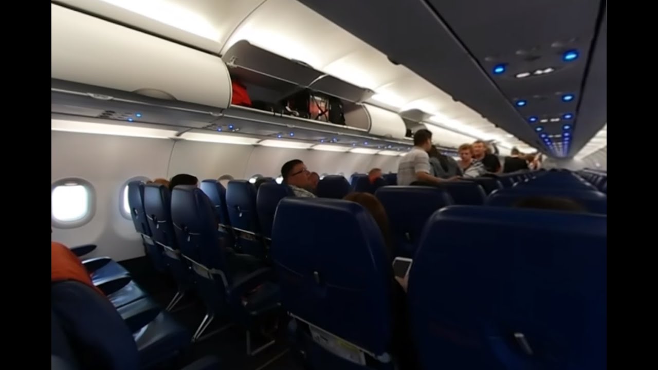 360° Virtual Reality video on board Airbus A320 Aeroflot (part 1) - YouTube