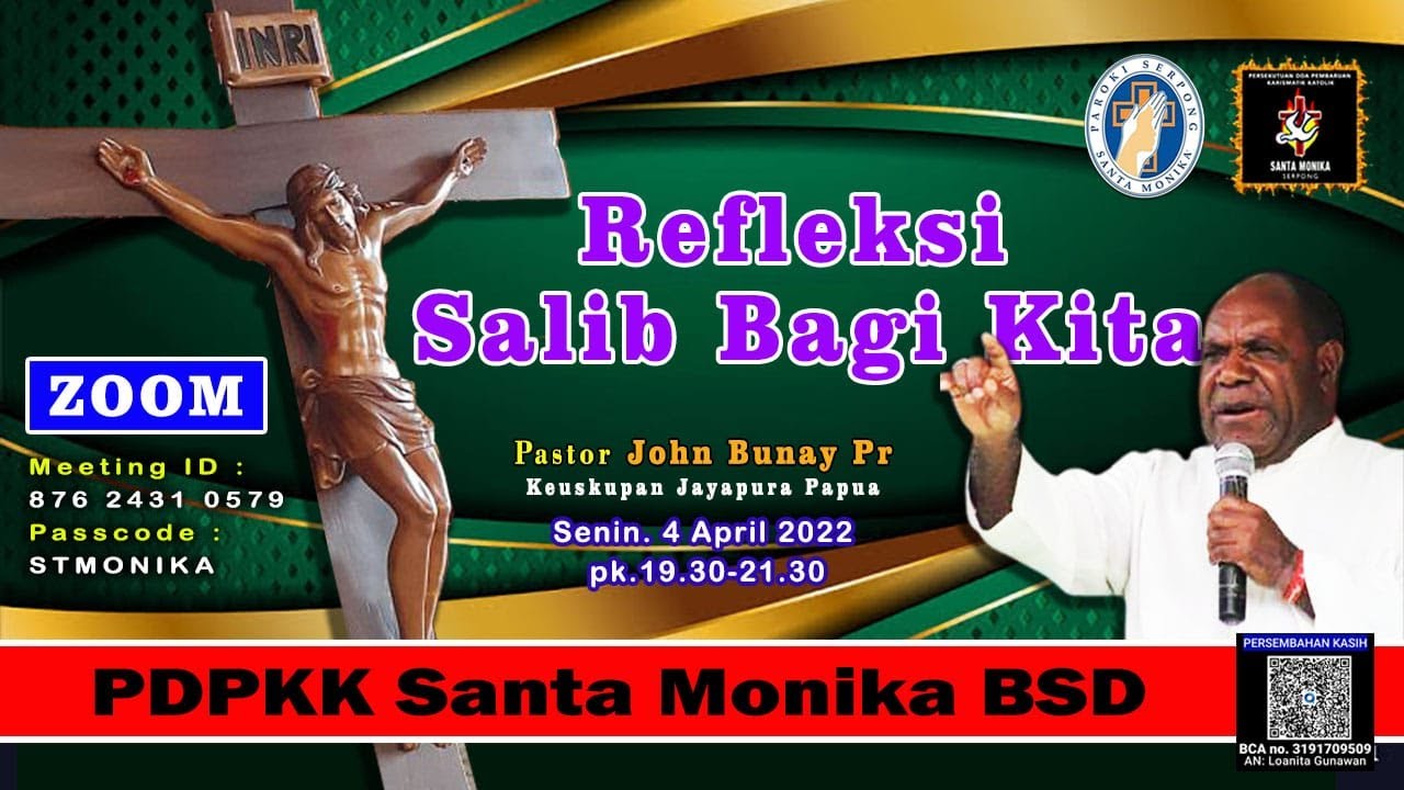 "Refleksi Salib Bagi kita" Renungan dibawakan oleh Pastur John Bunay, Pr - YouTube