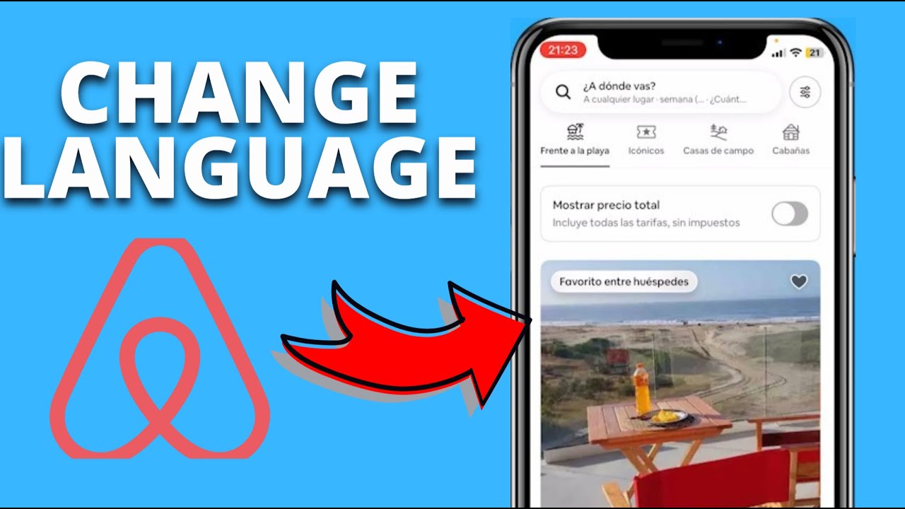 How to Change the Language on Airbnb - YouTube