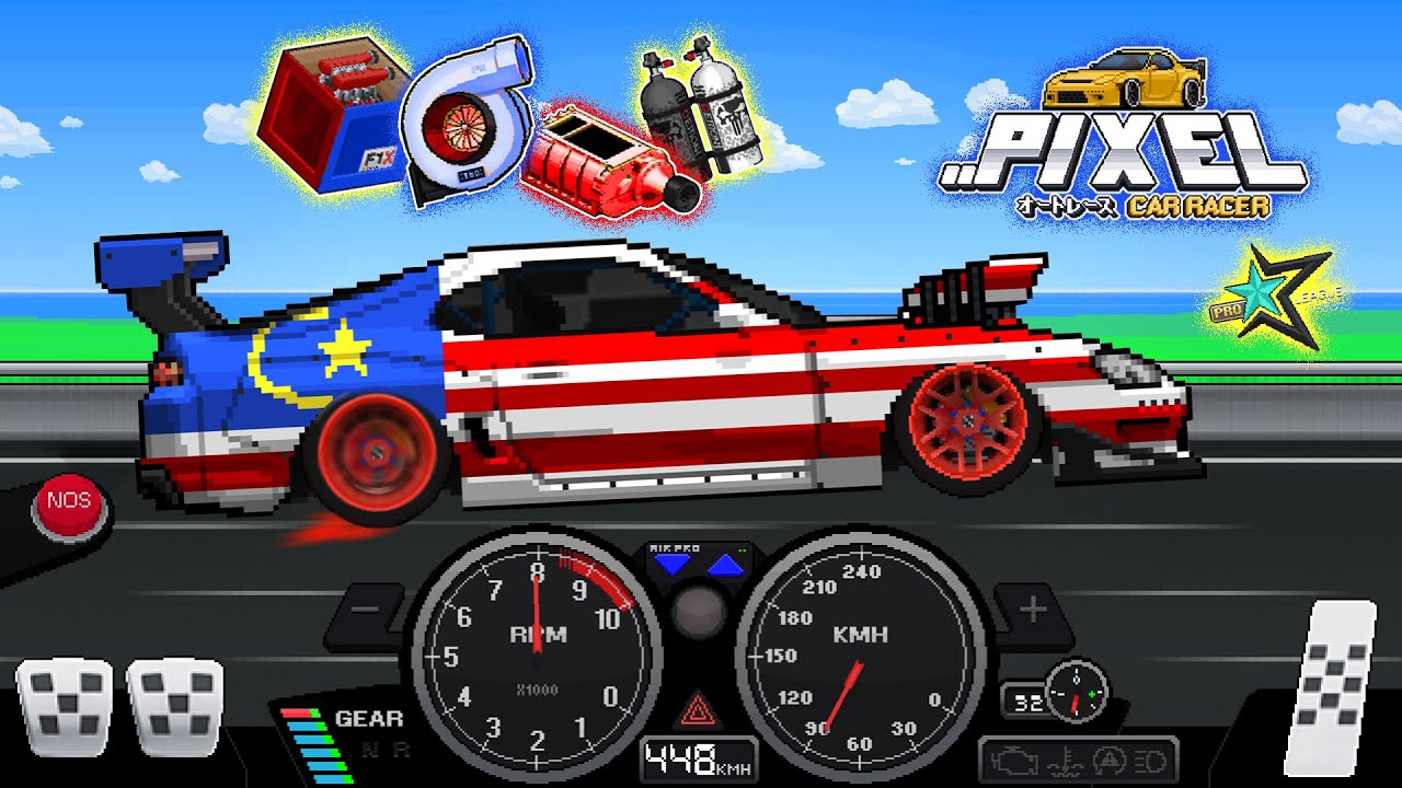 I Spent 1000 Hours Making Malaysia's SUPRA MK4 Speed King in Pixel Car ...