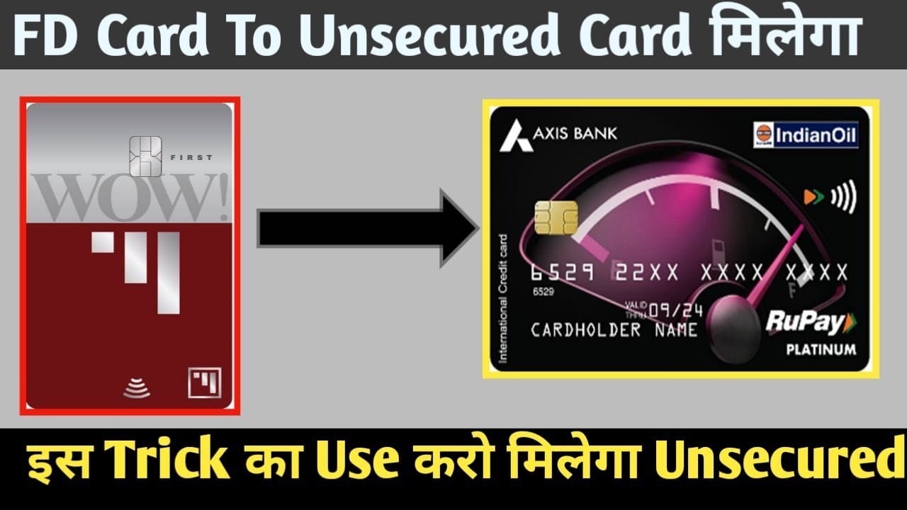 Fd Credit Card से Unsecured Credit Card Kaise le | How To Get Fd Card ...