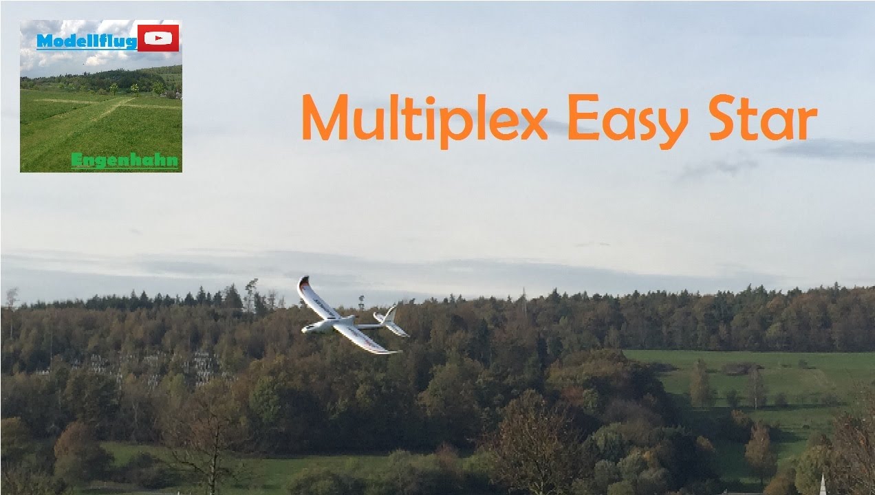 Multiplex Easy Star Erstflug mit neuem Querruder - YouTube