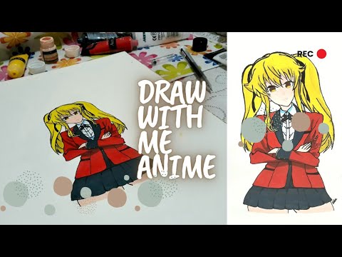 Draw With Me Anime Characters | Anime Drawing Tutorial For Beginners ...