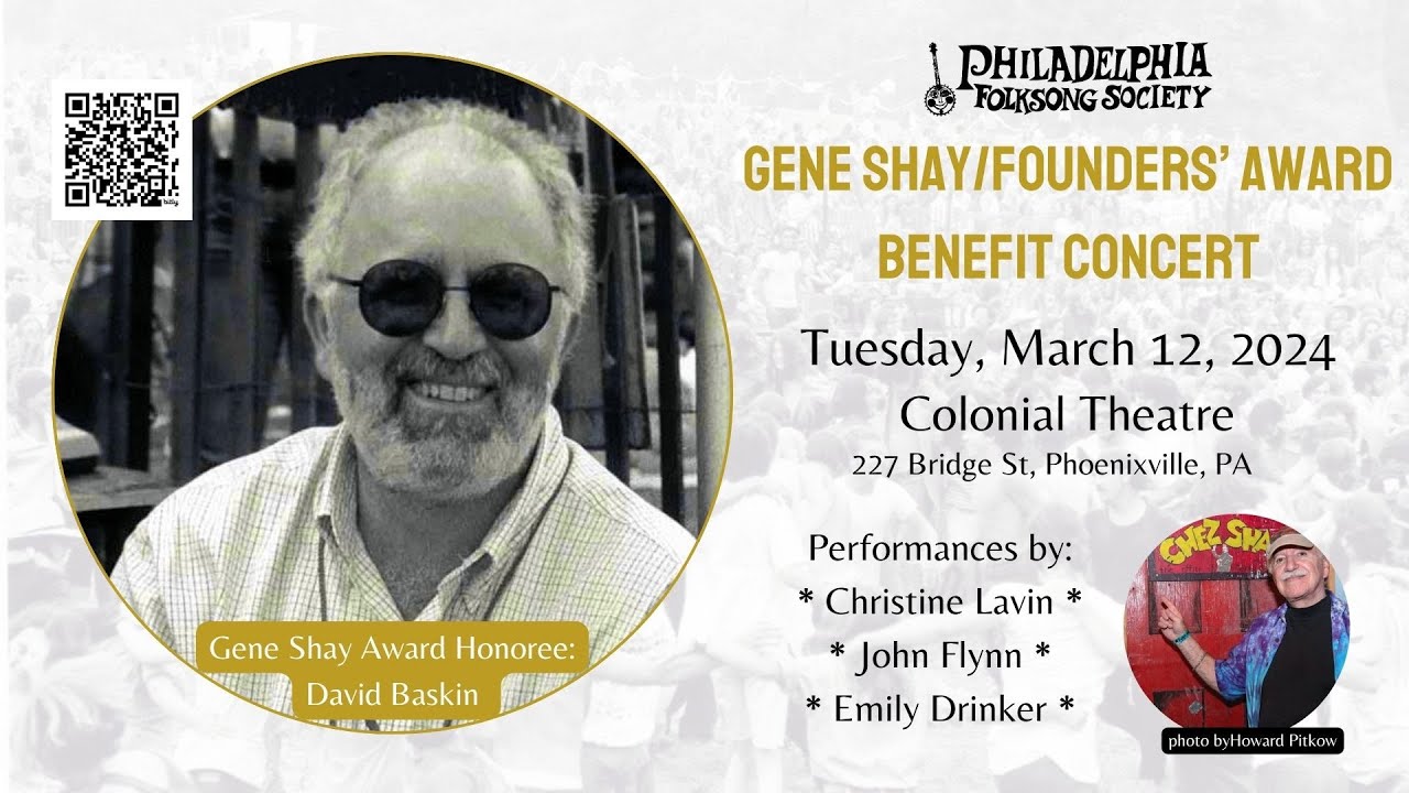 David Baskin, first Chairman of the Philadelphia Folk Festival - YouTube