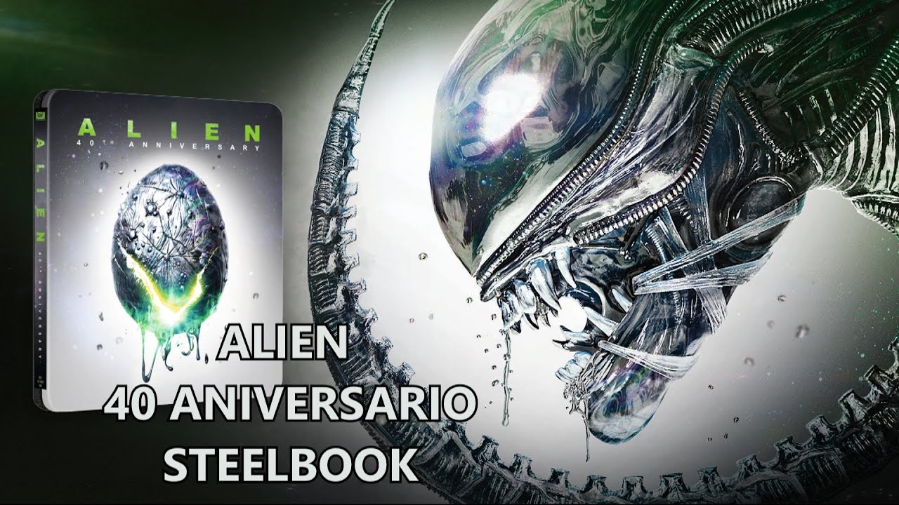 Alien 40 Aniversario Steelbook Blu-Ray 4K UHD - YouTube