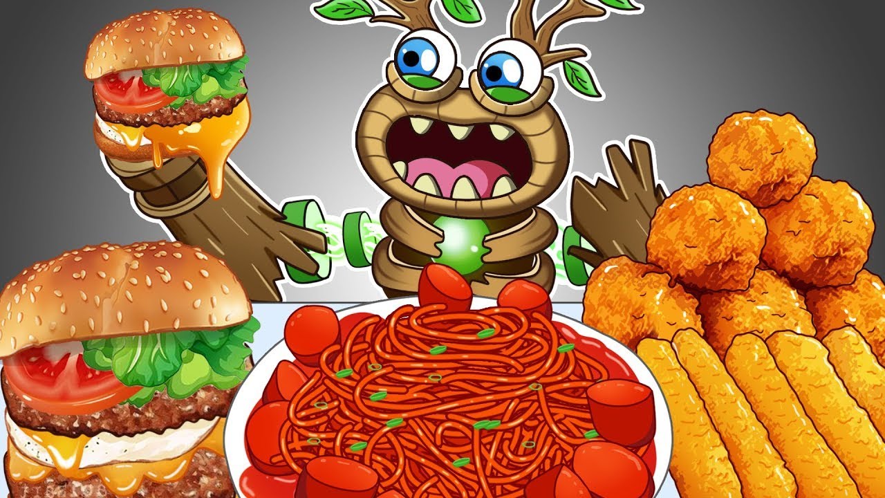 Plant Epic Wubbox Eating Korean Food: Spicy Noodles Burger |My Singing ...