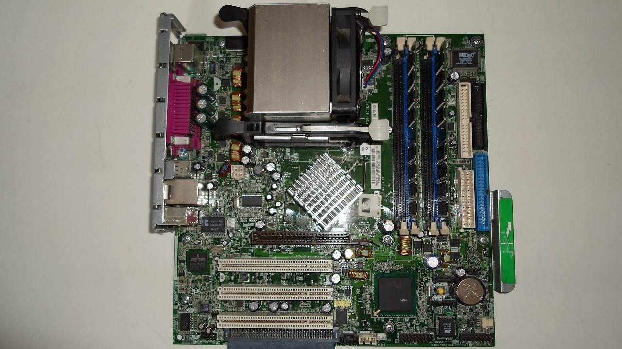HP Compaq D330 Sockel 478 Mainboard - YouTube