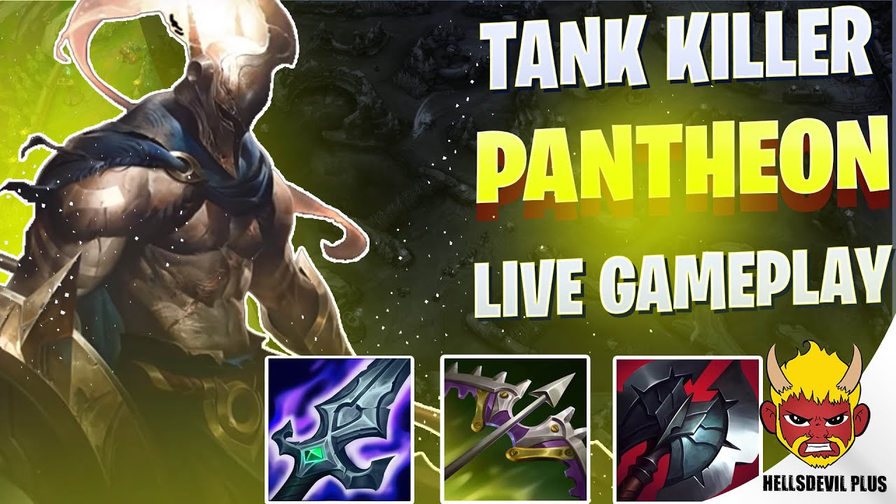 Tank Killer Pantheon Build! - Wild Rift HellsDevil Plus Gameplay - YouTube