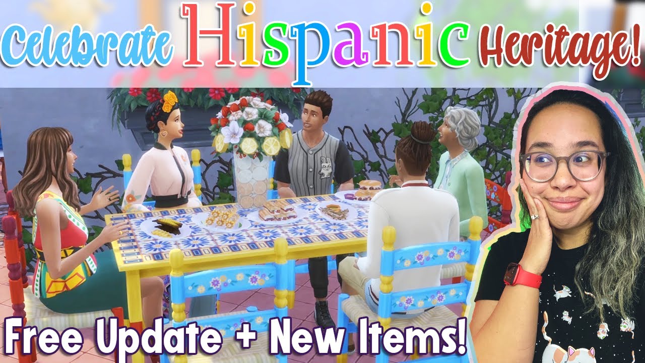 🌹Hispanic Heritage🌹 CAS Items & Objects!! | Sims 4 FREE Update! - YouTube