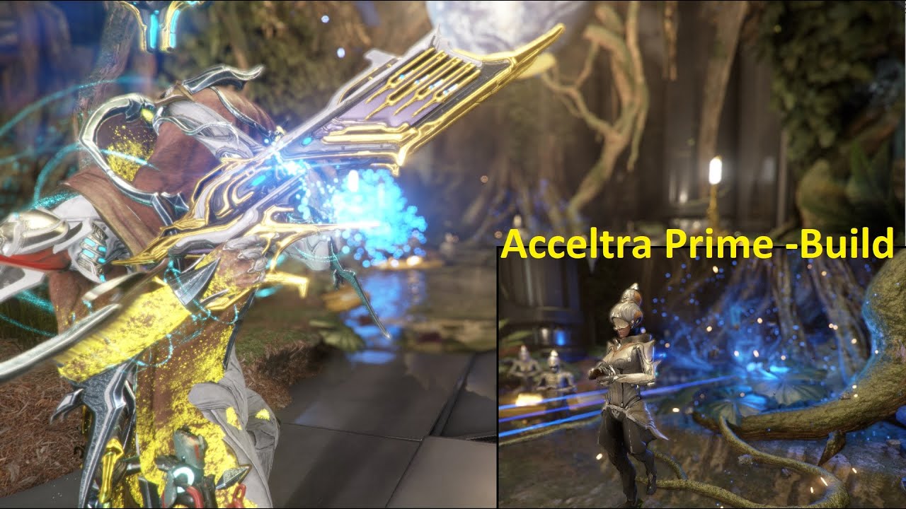 Warframe Acceltra Prime Sturmgewehr waffe mit Variablem Mod Build - YouTube