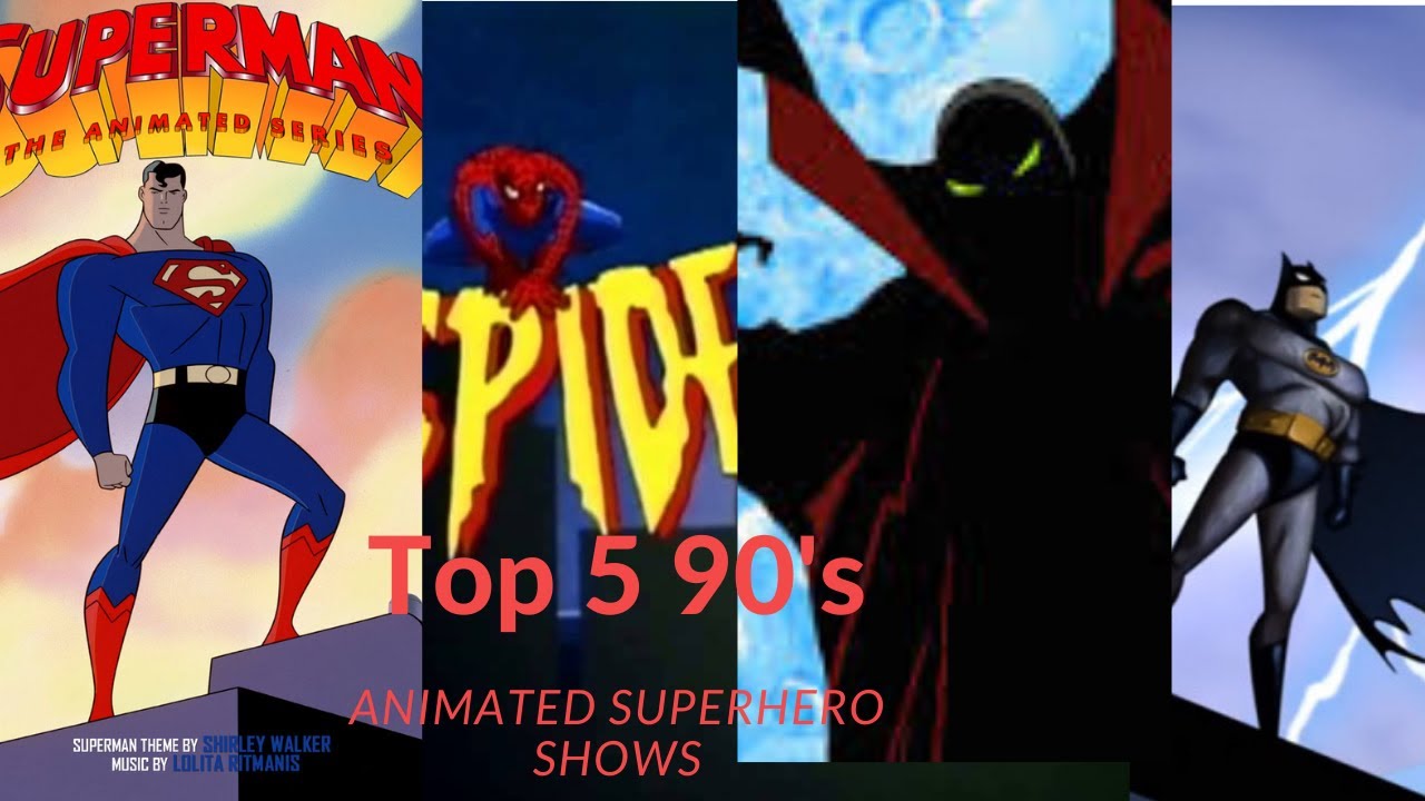 Top 5 90's Superhero Cartoon Shows - YouTube