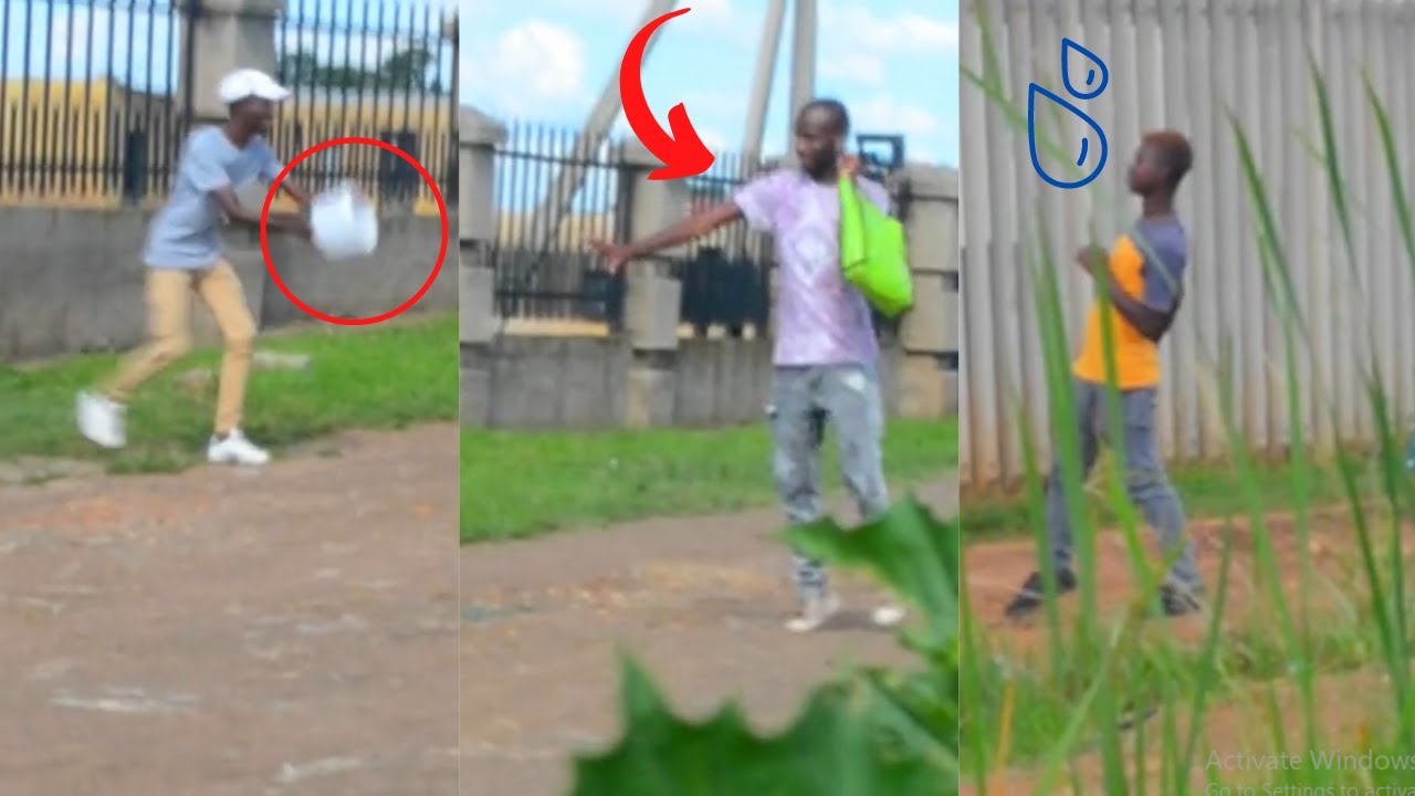 EMPTY BUCKET PRANK 😂| THROWING FAKE WATER WITH BUCKET | SOUTH AFRICA 😂😂 ...
