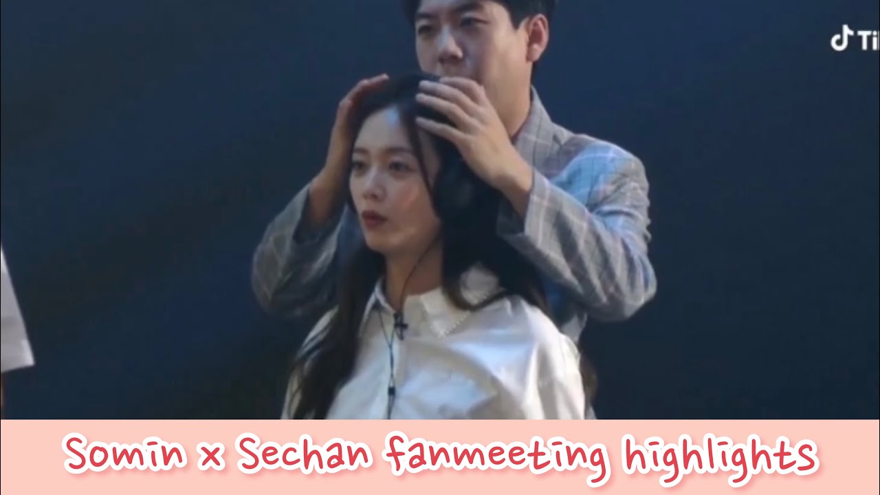 Running Man Online Fan Meeting 2021 Chanmin (Sechan x Somin) Highlights ...
