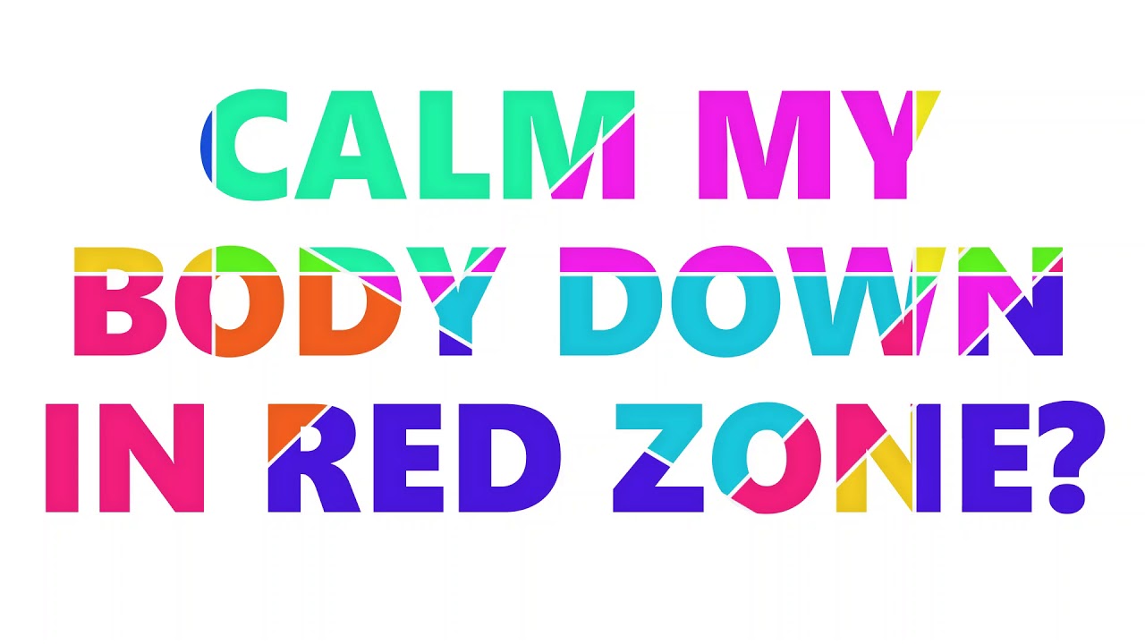 Zones of Regulation- Blue and Red Zone Tools - YouTube