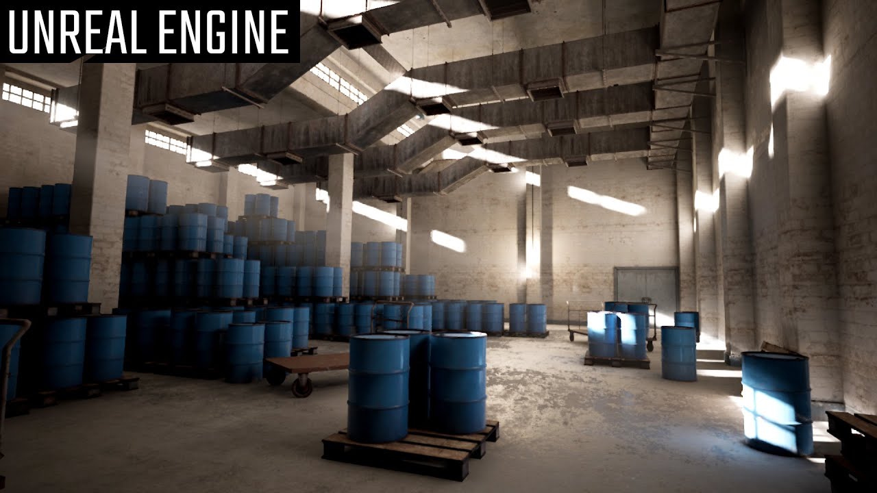 Horror Industrial Basement - Unreal Engine Marketplace Modular Pack ...