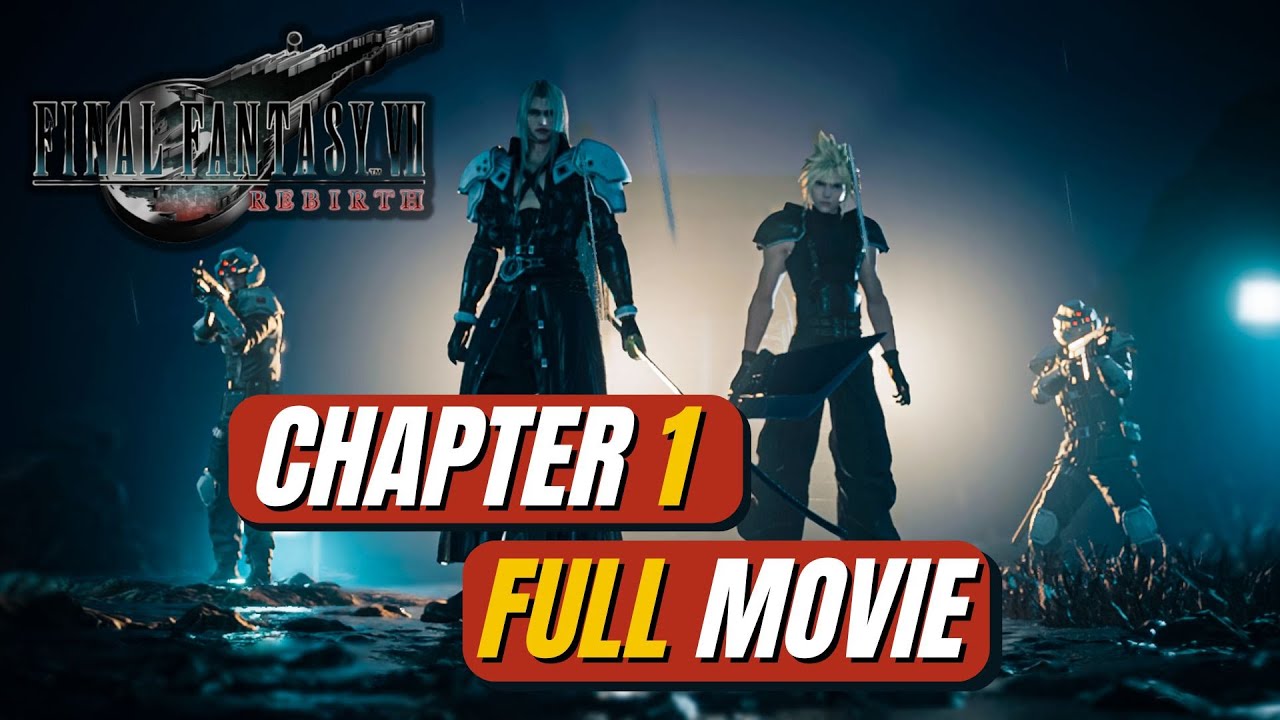 FINAL FANTASY 7 REBIRTH Chapter 1 All Cutsscenes 4K - No Commentary ...