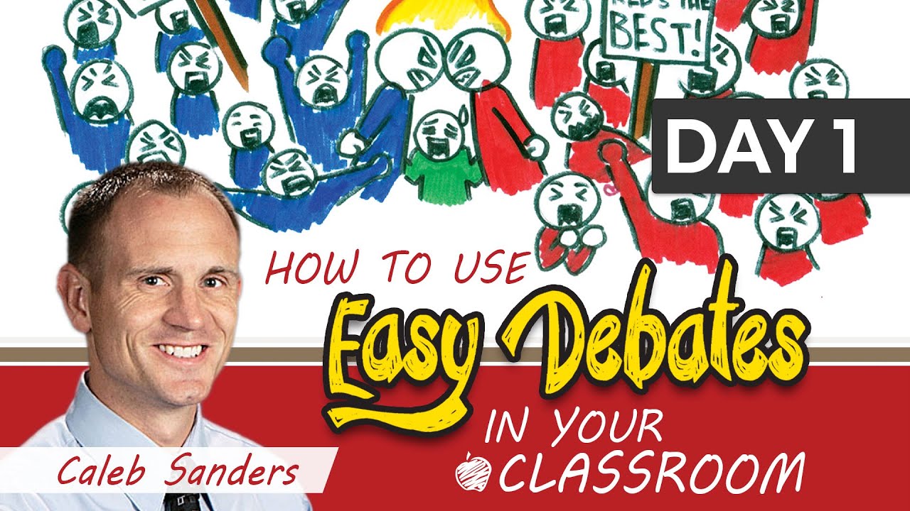 How to Use EASY DEBATES in Your Classroom | Caleb Sanders | Day 1 ...