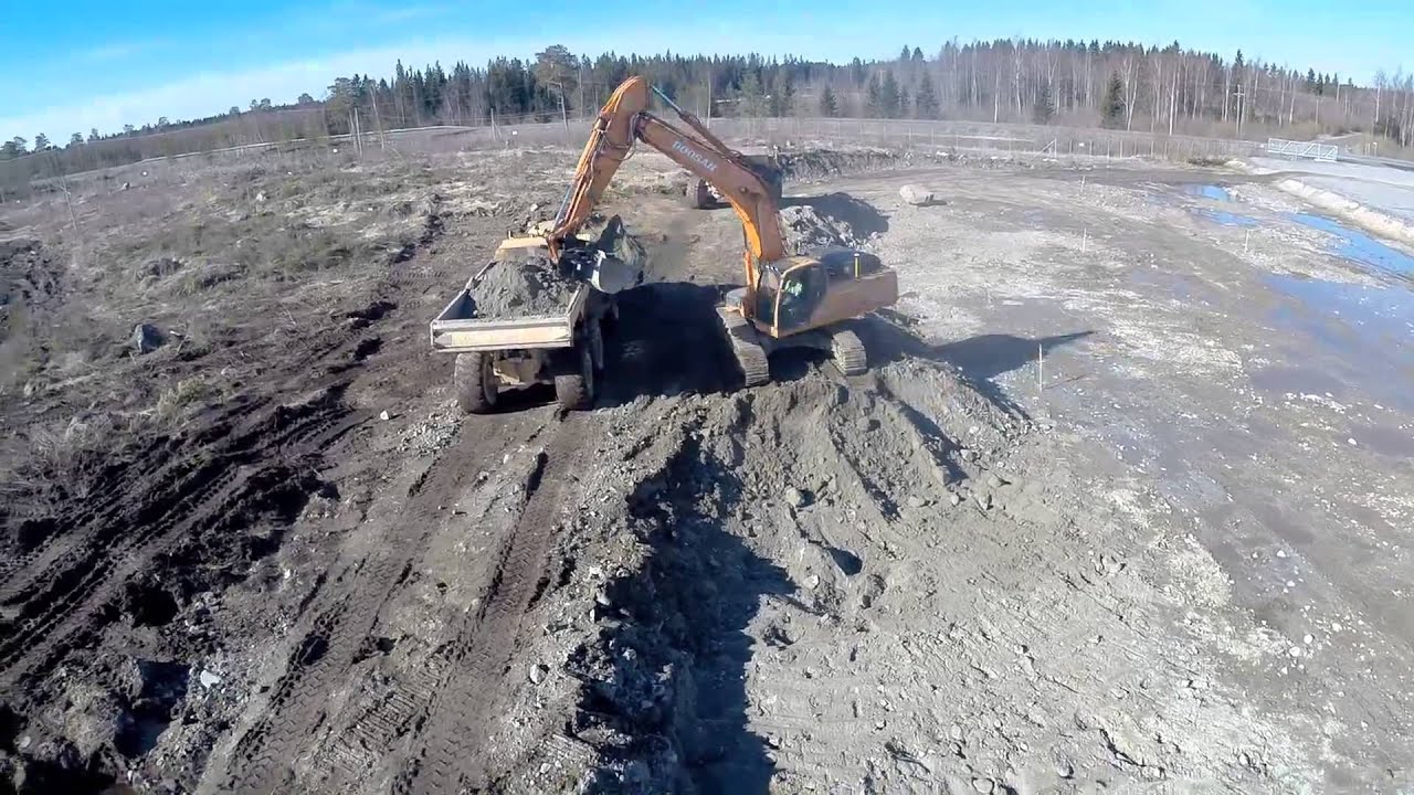 Extending of Storage Areas at Port of Kalajoki - YouTube