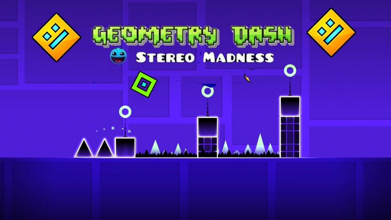 Geometry Dash | Stereo Madness | GamePlay Level 1 | - YouTube